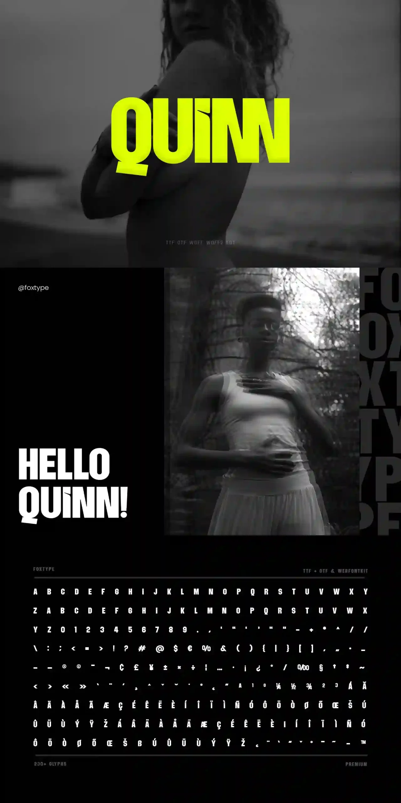 Quinn Display Typeface - Zupppa | Design Resources