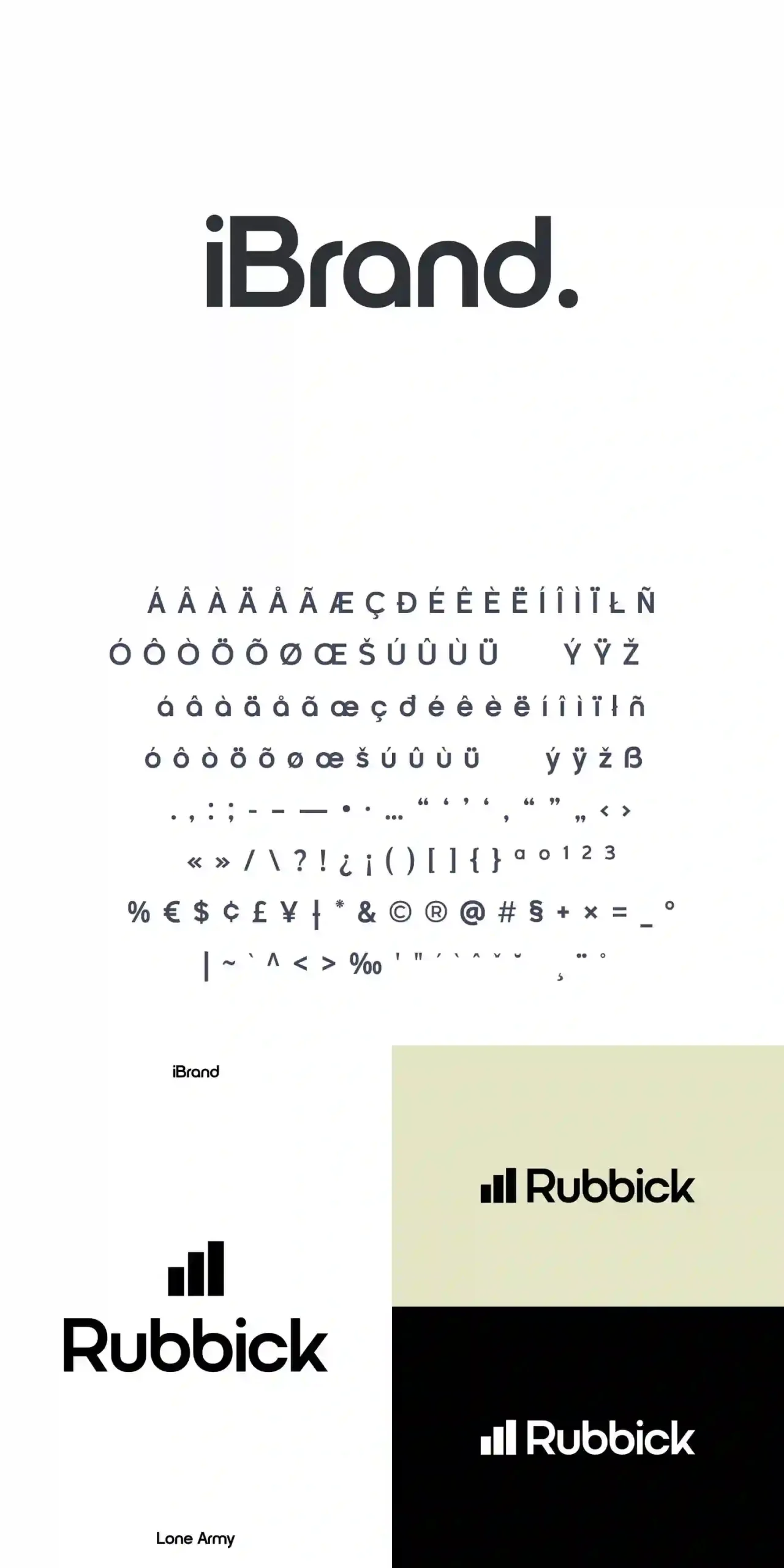 iBrand - Logo Font - Zupppa | Design Resources