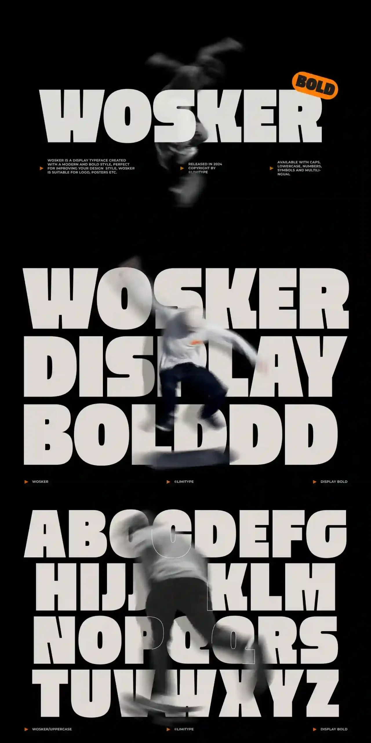 Wosker - Bold Font - Zupppa | Design Resources
