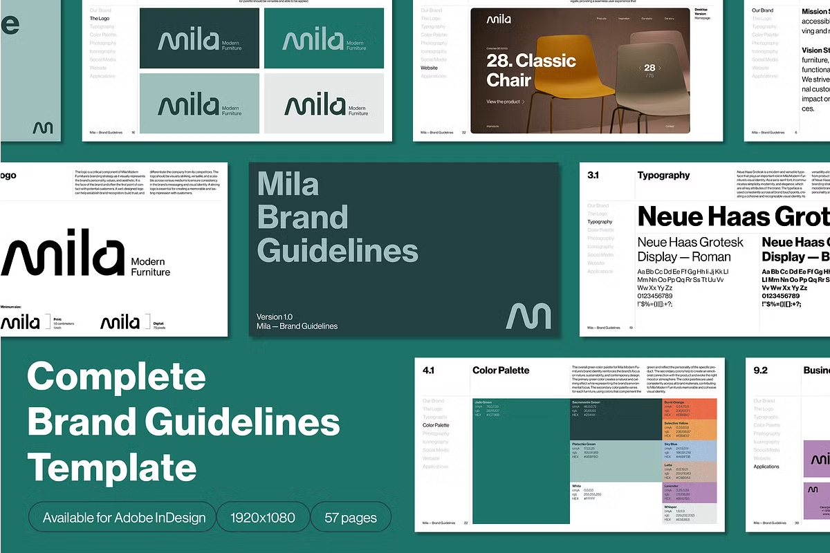 Complete | Brand Guidelines Template - Zupppa | Design Resources