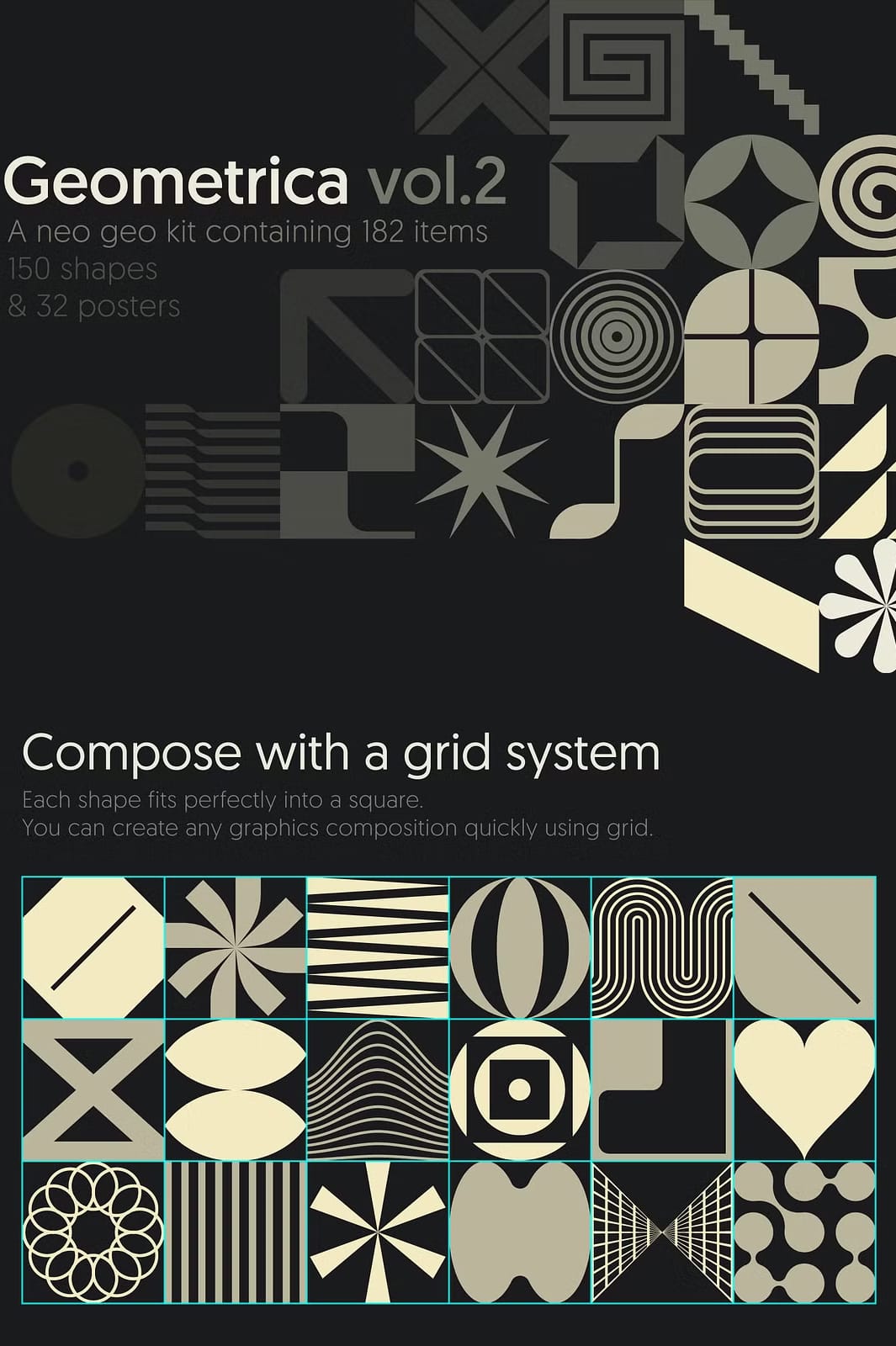 Geometrica - Neo Geo Kit - Vol.2 - Zupppa | Design Resources