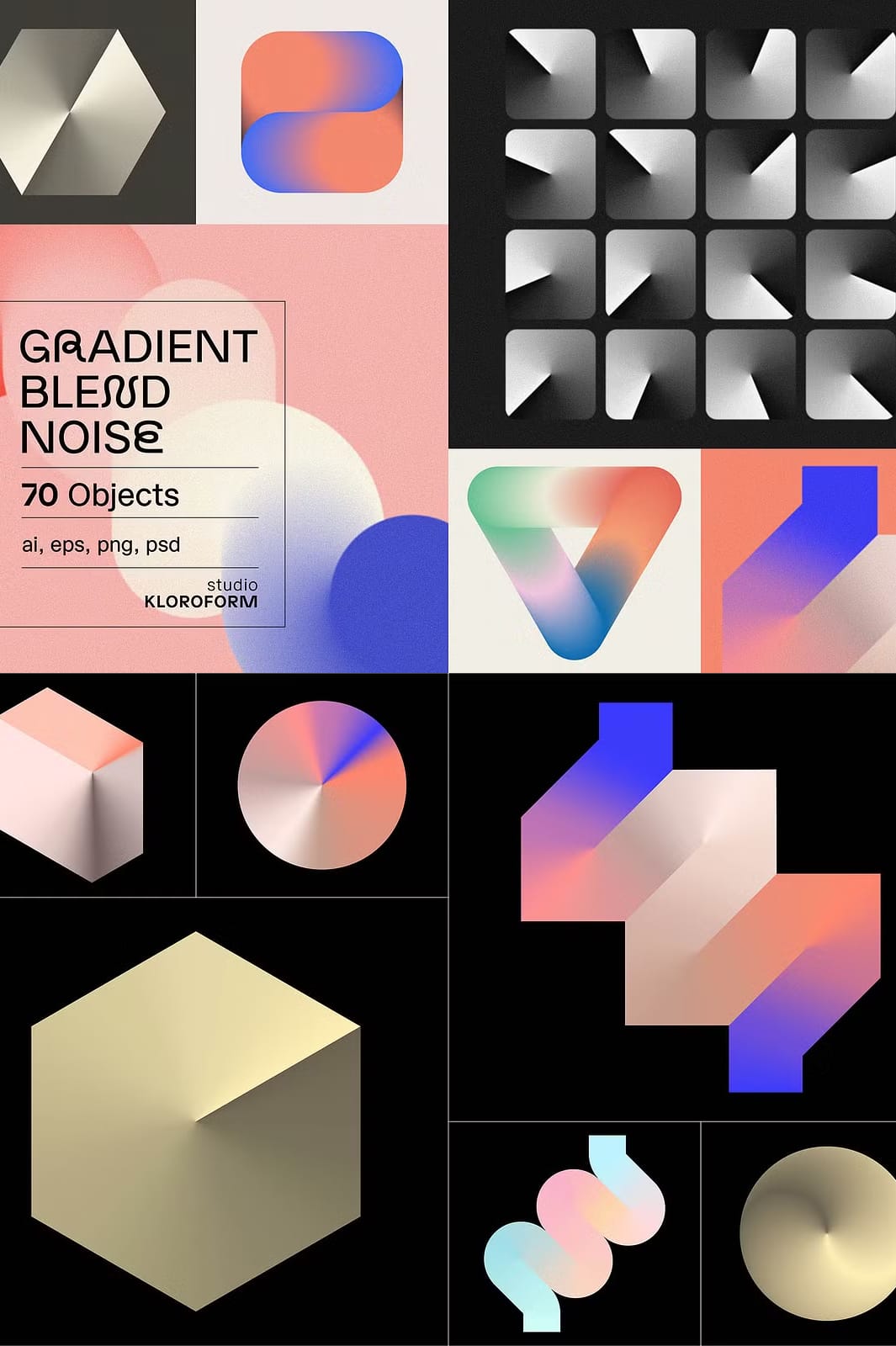Gradient Blend Noise Vol. 1 - Zupppa | Design Resources