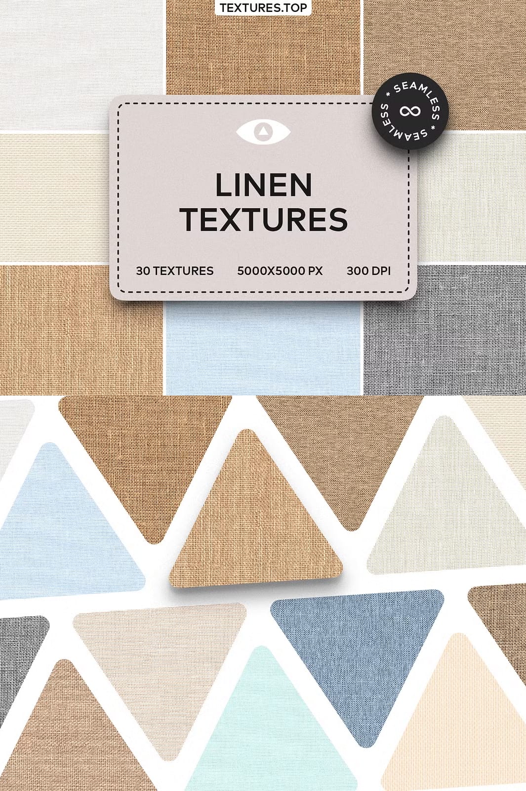 30 Seamless Linen Texture Pack - Zupppa | Design Resources