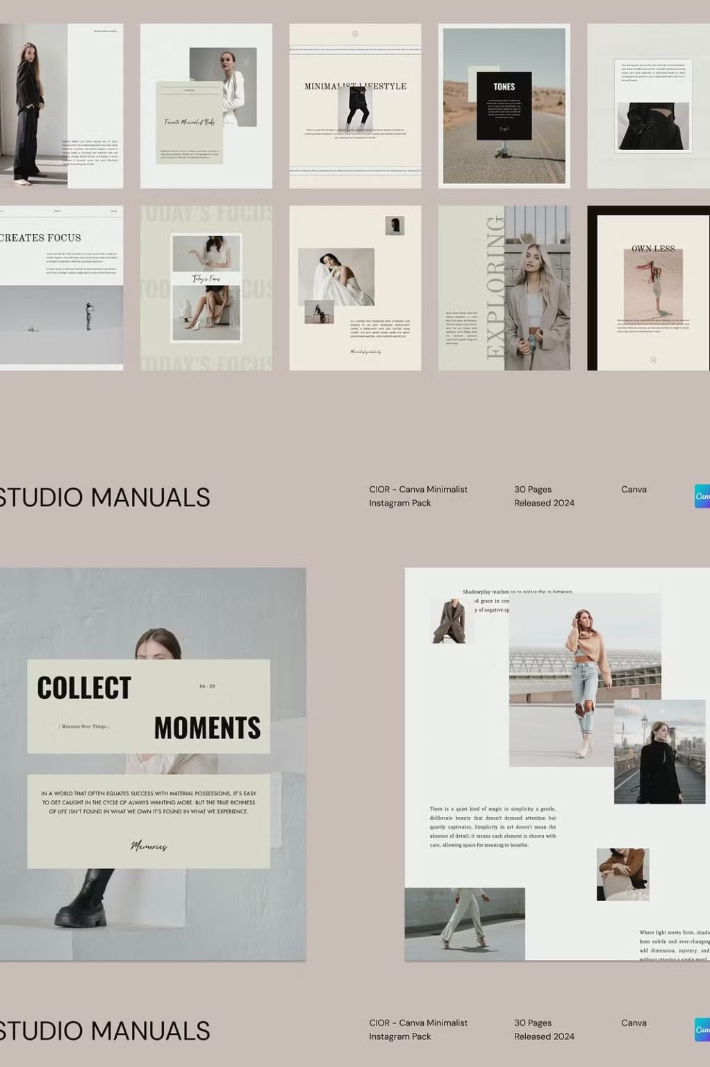 CIOR – Canva Minimalist Instagram - Zupppa | Design Resources