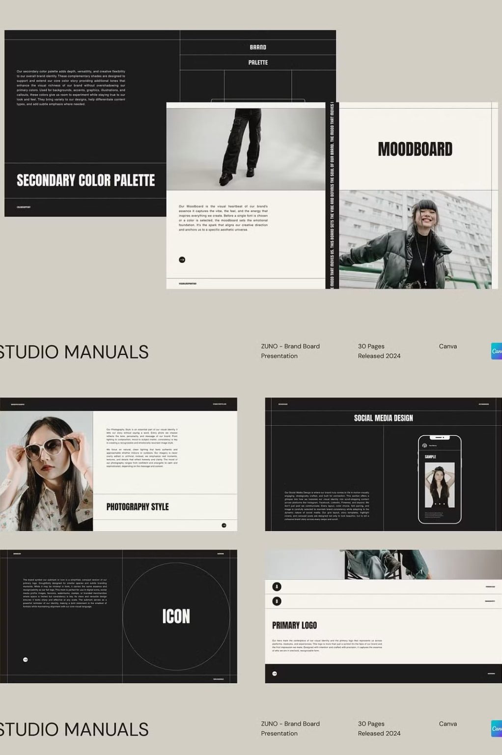 ZUNO – Brand Board Presentation - Zupppa | Design Resources