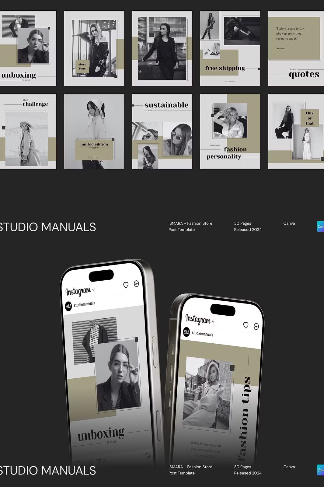 ISMARA – Fashion Store Post Template - Zupppa | Design Resources