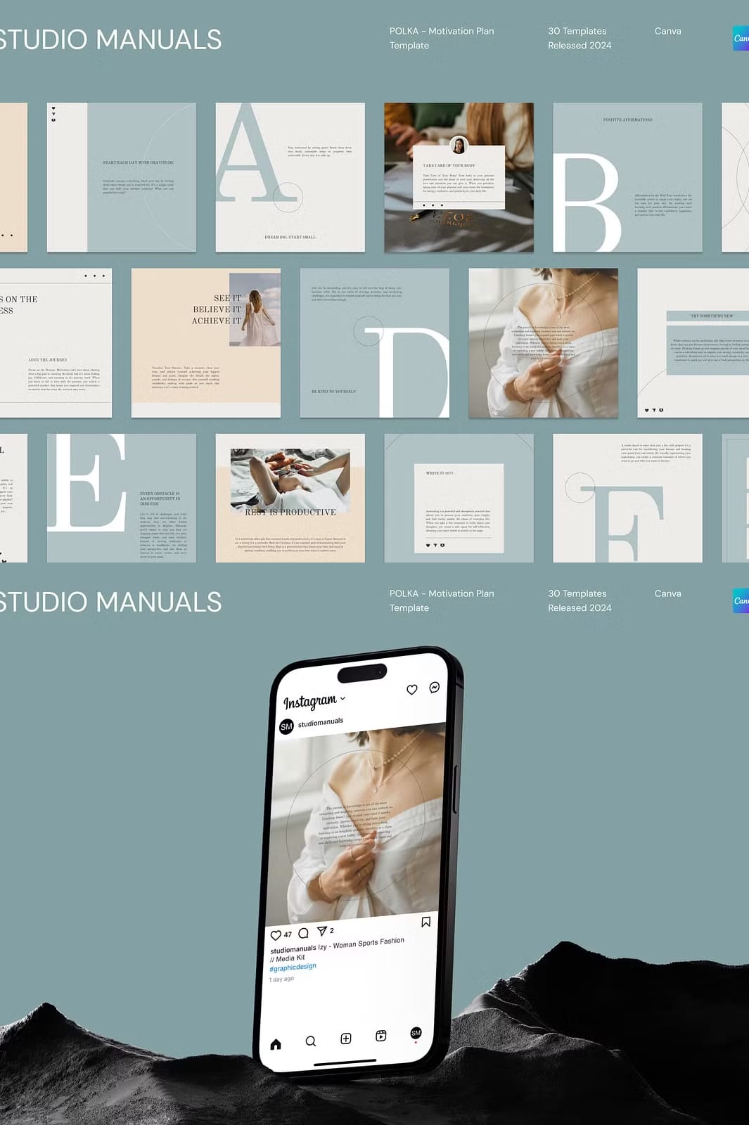 POLKA – Motivation Plan Template - Zupppa | Design Resources