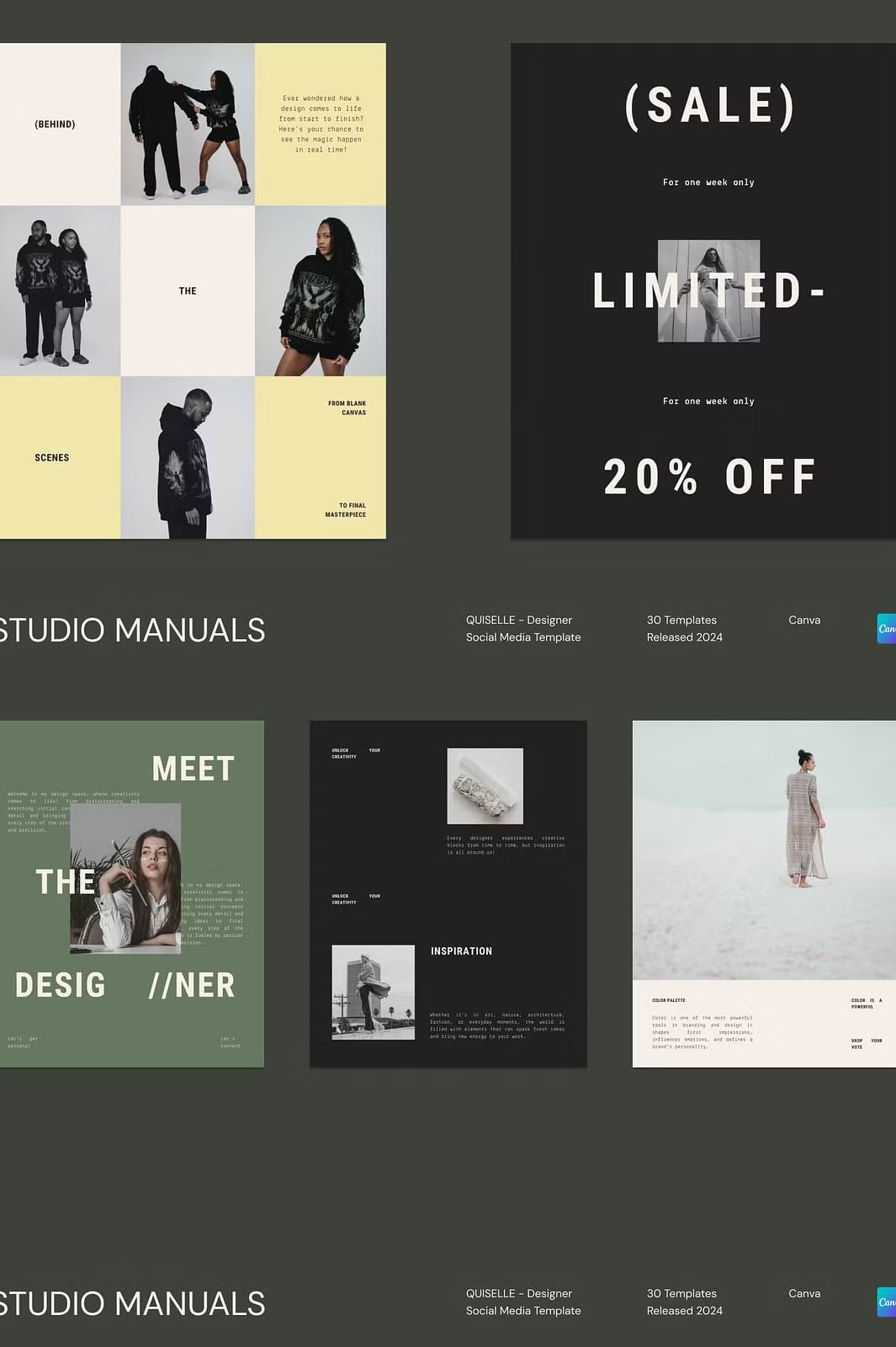 QUISELLE - Designer Socmed Template - Zupppa | Design Resources