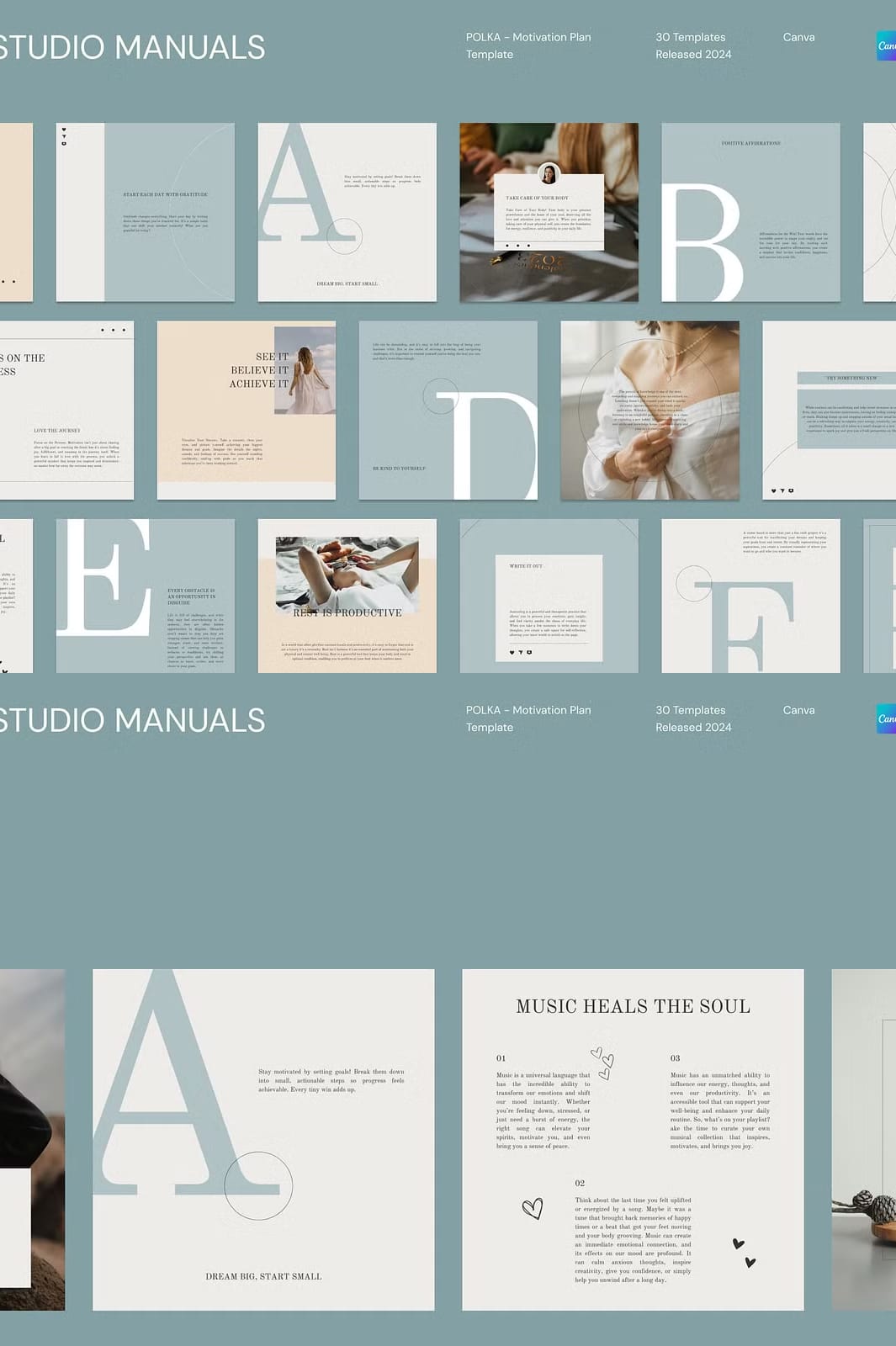 POLKA – Motivation Plan Template - Zupppa | Design Resources