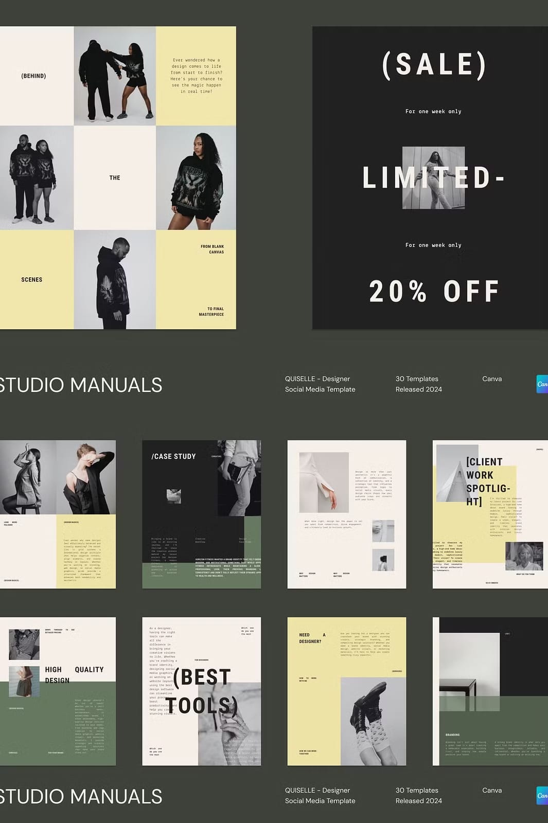 QUISELLE - Designer Socmed Template - Zupppa | Design Resources