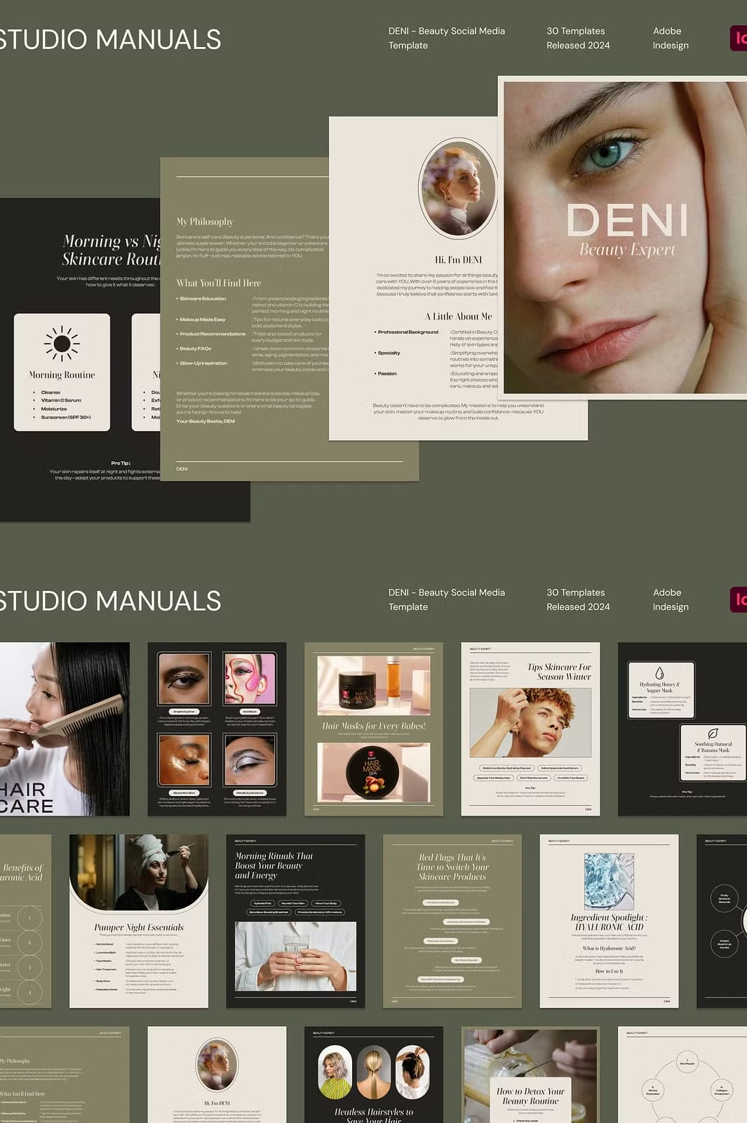 DENI - Beauty Social Media - Zupppa | Design Resources