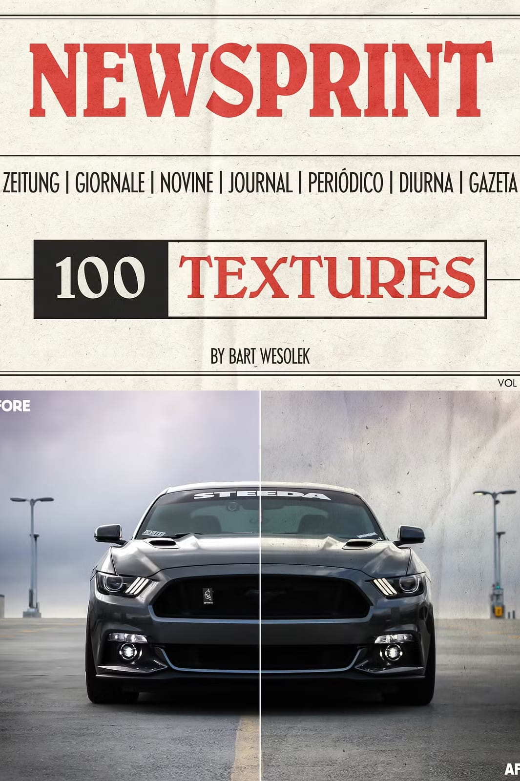 100 Newsprint Paper Textures - Zupppa | Design Resources