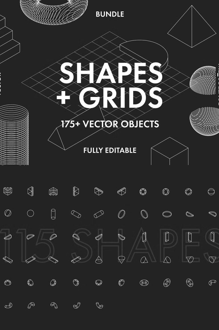 SHAPES+GRIDS: Geometric Essentials - Zupppa | Design Resources