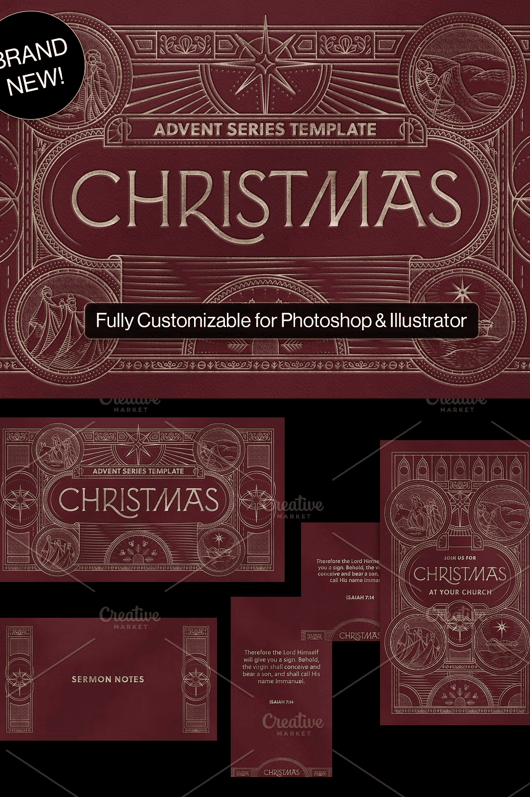 Christmas Sermon Series Pack - Zupppa | Design Resources