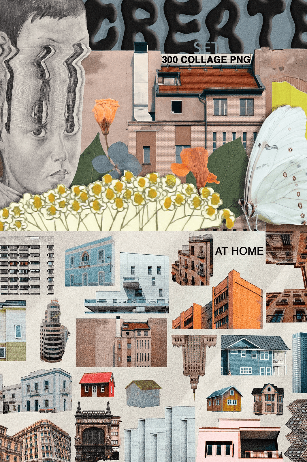 Сreative Retro Collages - Zupppa | Design Resources