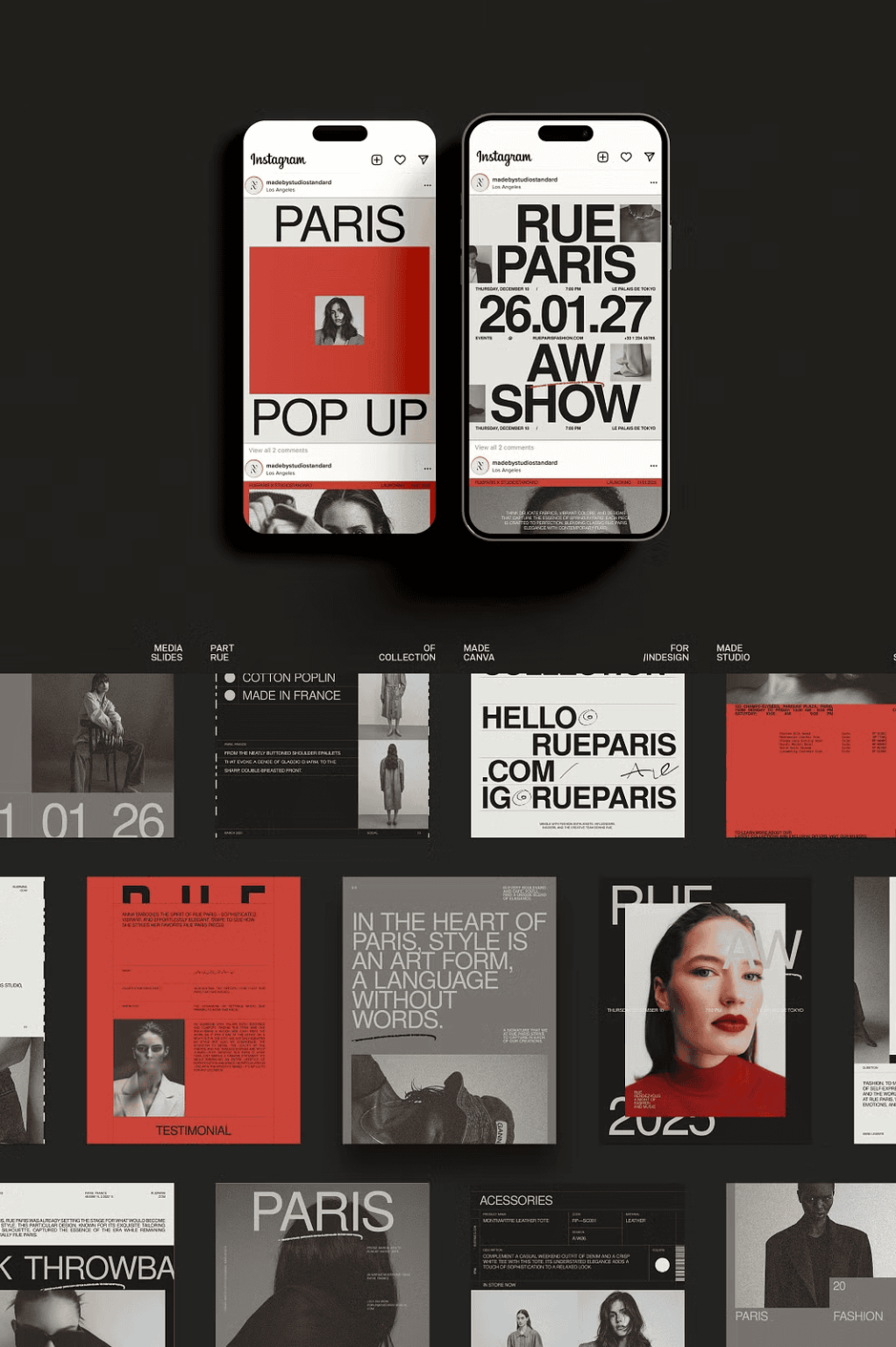 RUE | Social Media Kit - Zupppa | Design Resources