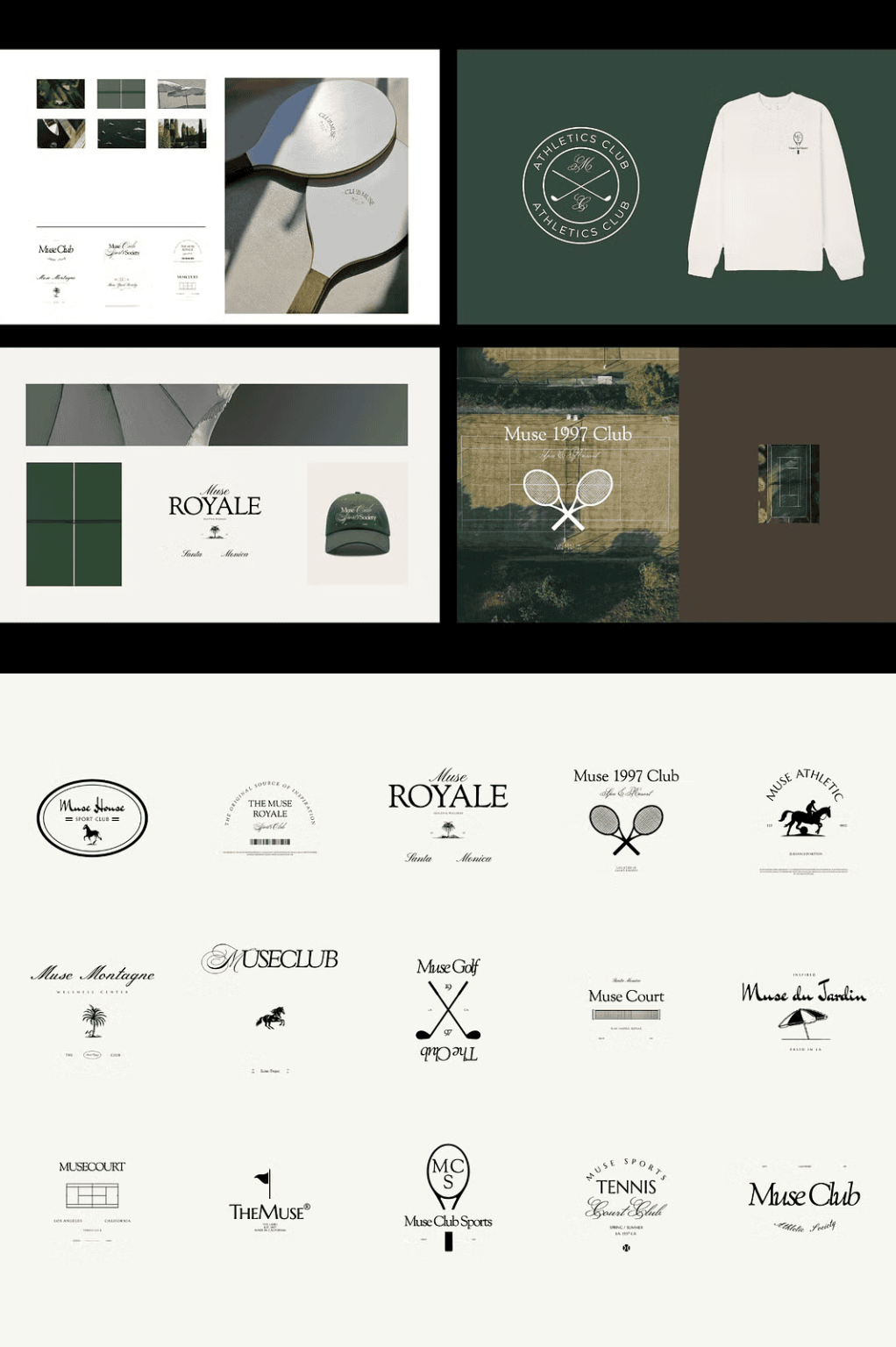 MUSE CLUB | Logo Collection - Zupppa | Design Resources