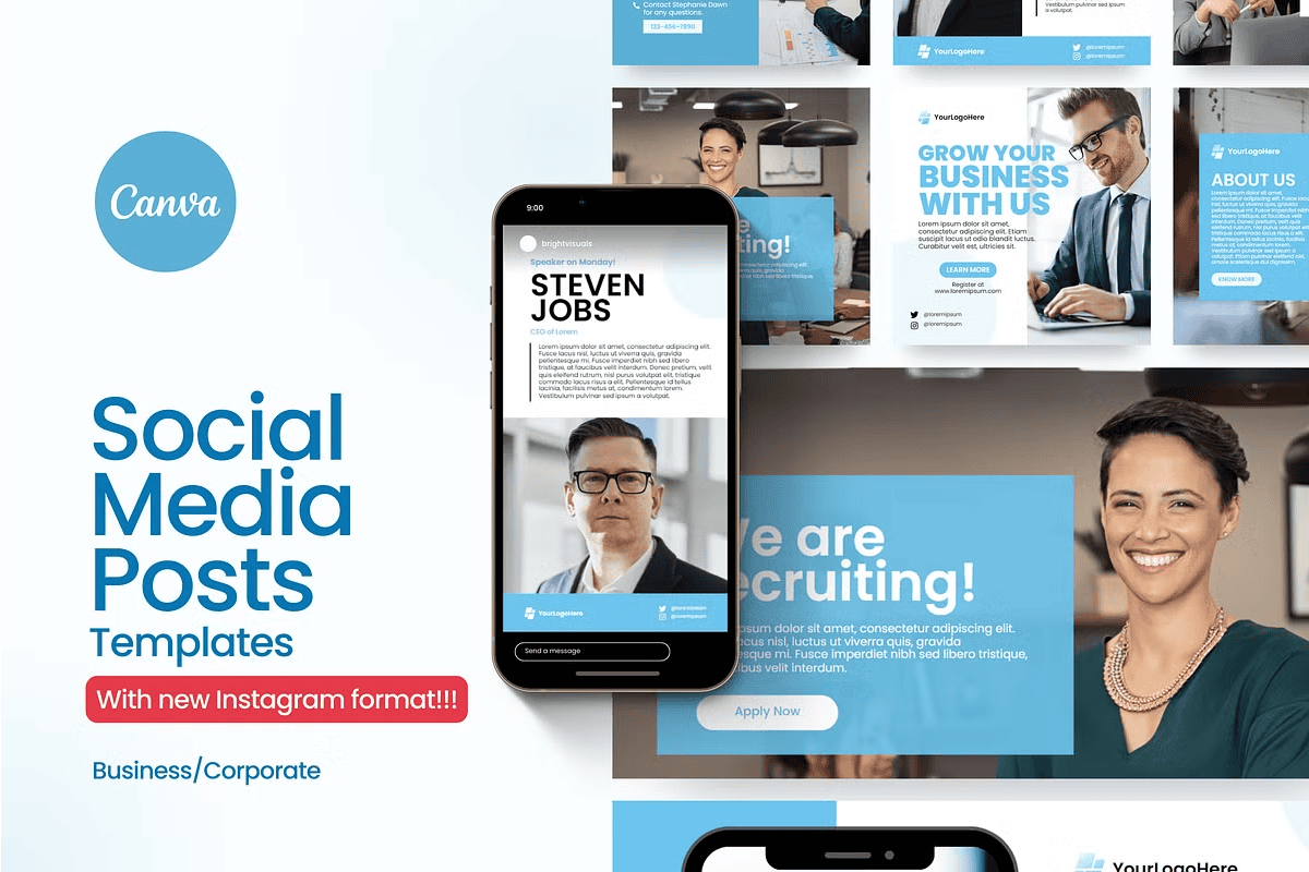 Social Media Post Canva Templates - Zupppa | Design Resources
