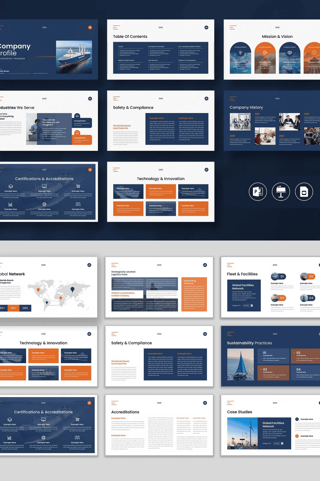 Company Profile Template - Zupppa | Design Resources