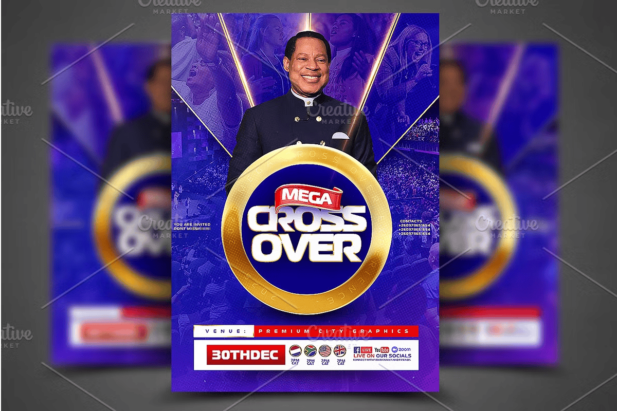 Church Cross Over Flyer Template - Zupppa | Design Resources