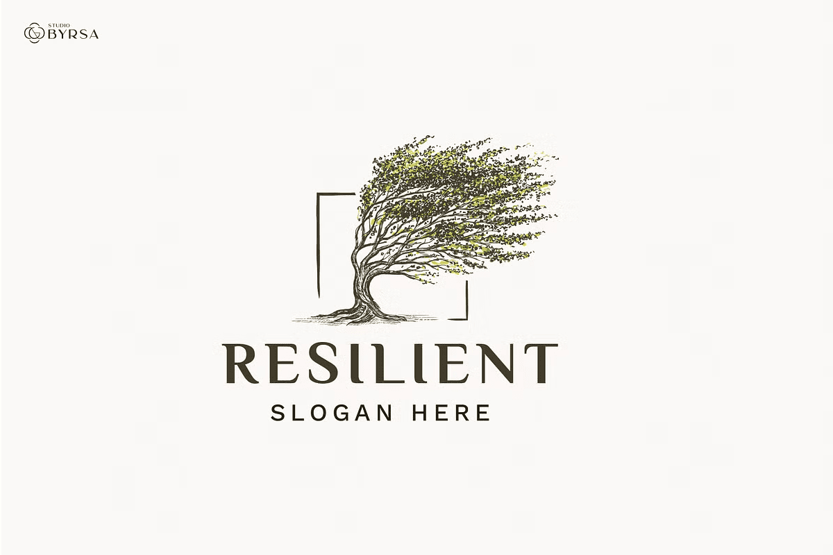 Resilient Logo Template - Zupppa | Design Resources
